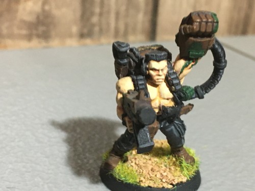 A20503 WARHAMMER 40K ASTRA IMPERIAL GUARD METAL CATACHAN CAPTAIN OOP ...