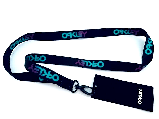 OAKLEY NWT B1B Crazy Wanderlust Lanyard Key Chain ID Document Holder ...
