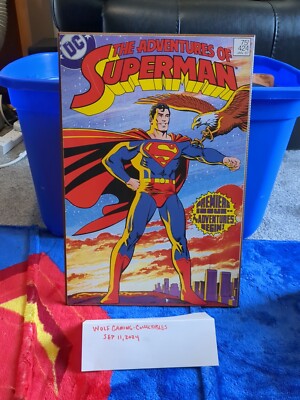 19X13 Wood Decor Plaque Art! The Adventures Of Superman. Kryptonite ...