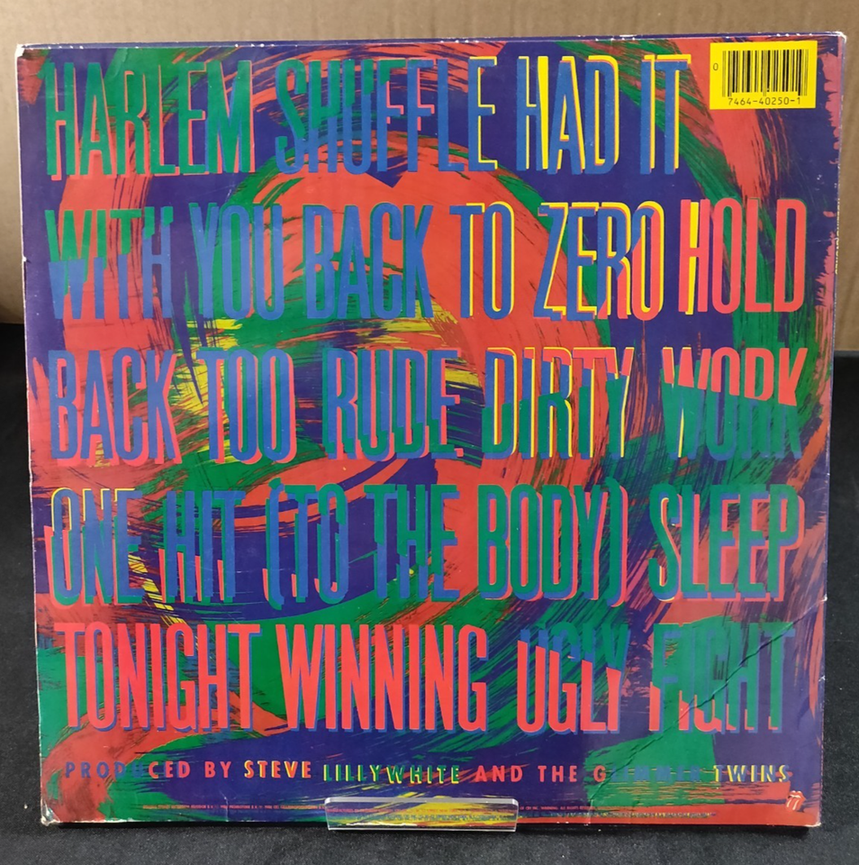 Rolling Stones Dirty Work Album (1986) Vynl Record | eBay