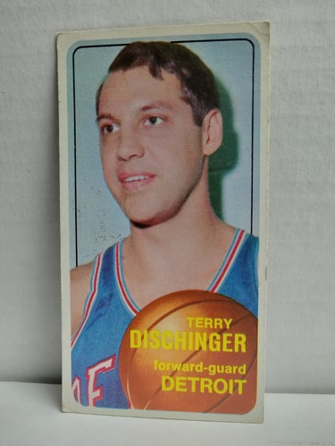 1970 Topps Tall Boy #96 Terry Dischinger Good Cond. Dinged Corners ...