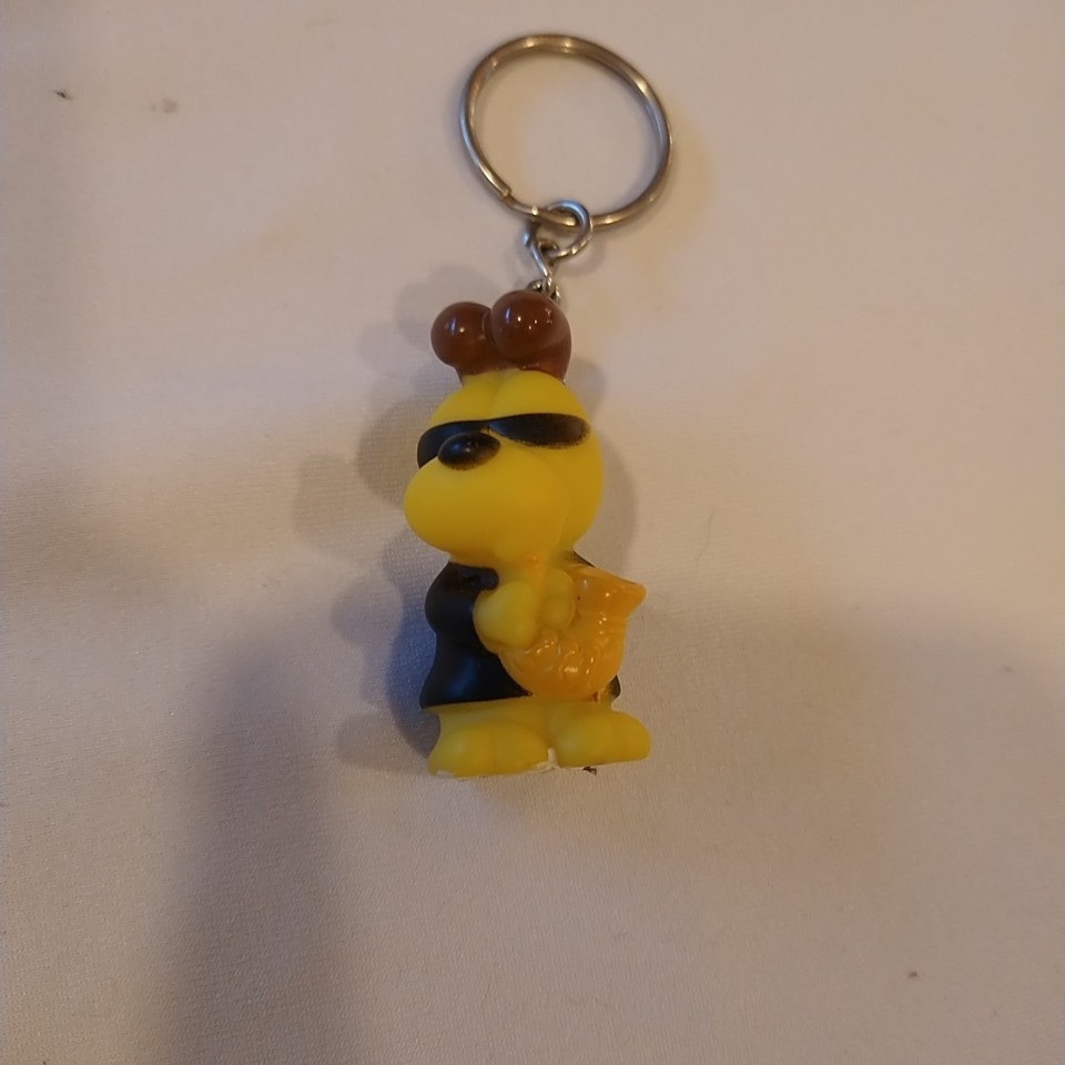 Vintage Garfield Odie Keychain Lot Of 7 Rubber Star Awards School 2 ...