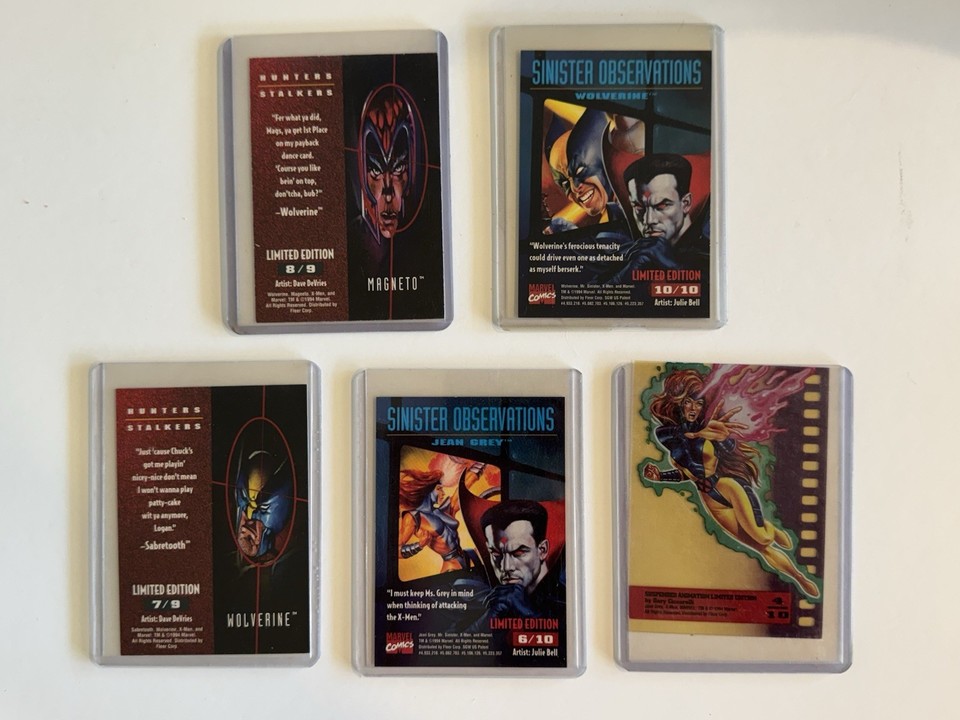 Fleer Ultra 95 X-Men Cards | eBay Australia
