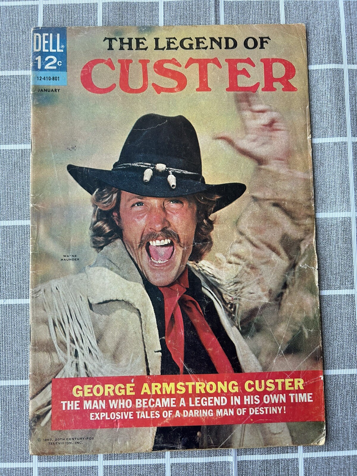 The Legend Of Custer #1: Dell Comics January 1968: Tv Western, Photo | eBay
