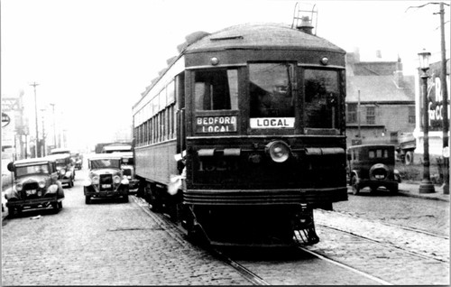 Bedford Cleveland Railway Postcard Trolley Interurban RPPC Reprint | eBay