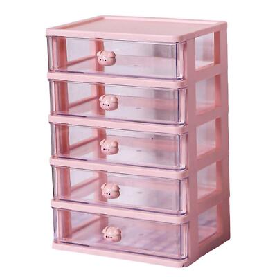 drawer organizer 5 Drawers Pink | eBay UK