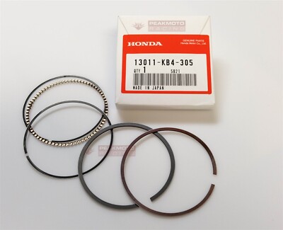 Genuine HONDA 13011-KB4-305 Piston Ring Set XR100 XR100R 1981-2000 ...