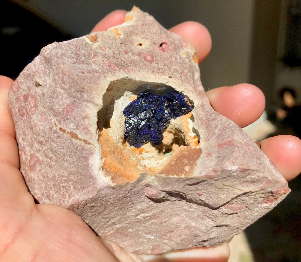 HUGE Deep Blue AZURITE Crystal Ball (Tucson AZ Gem & Mineral Show) | eBay