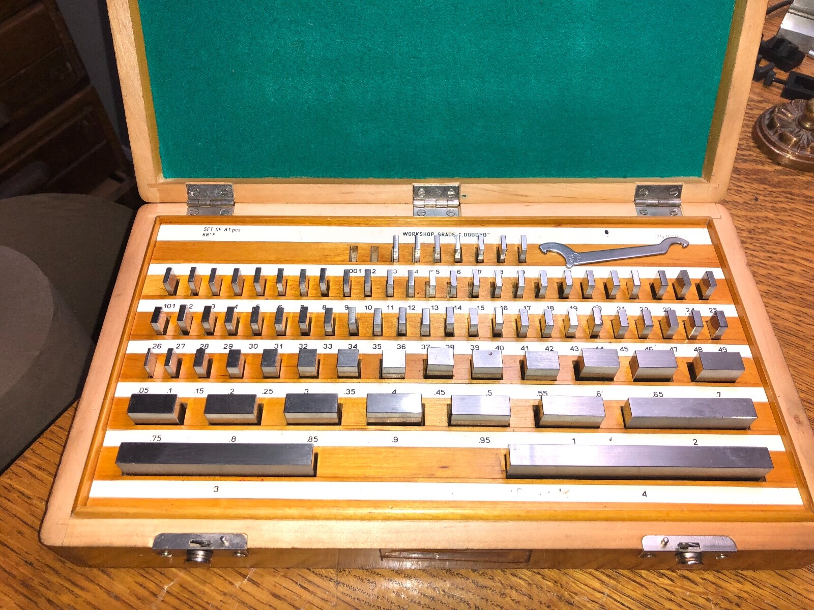 79pc Precision Gauge Blocks Poland .0003" - 4" | eBay