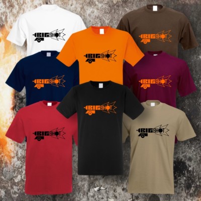 BIG SHOT T-SHIRT GRÖSSEN S-5XL (8 Farben) | eBay.de