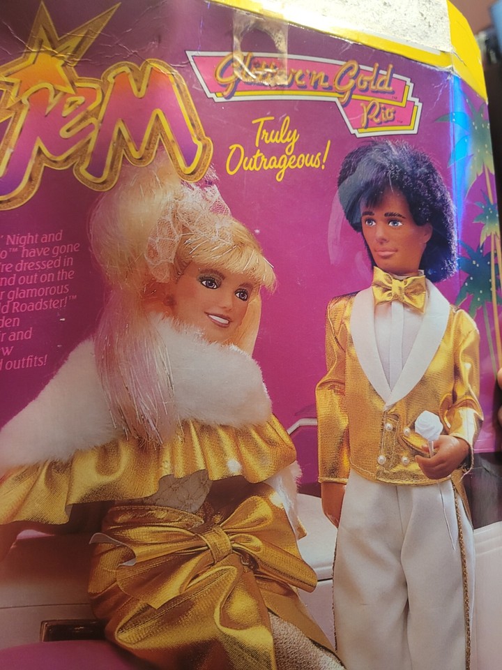 Jem Glitter Gold Rio Doll EMPTY BOX Replacement Nostalgia 1980s Toy | eBay