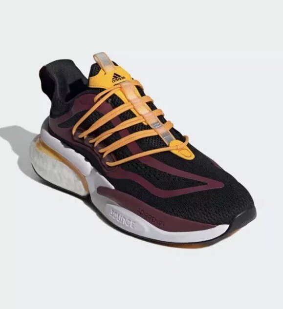 adidas x Arizona State ASU Sun Devils Alphaboost V1 Maroon Gold Shoes ...