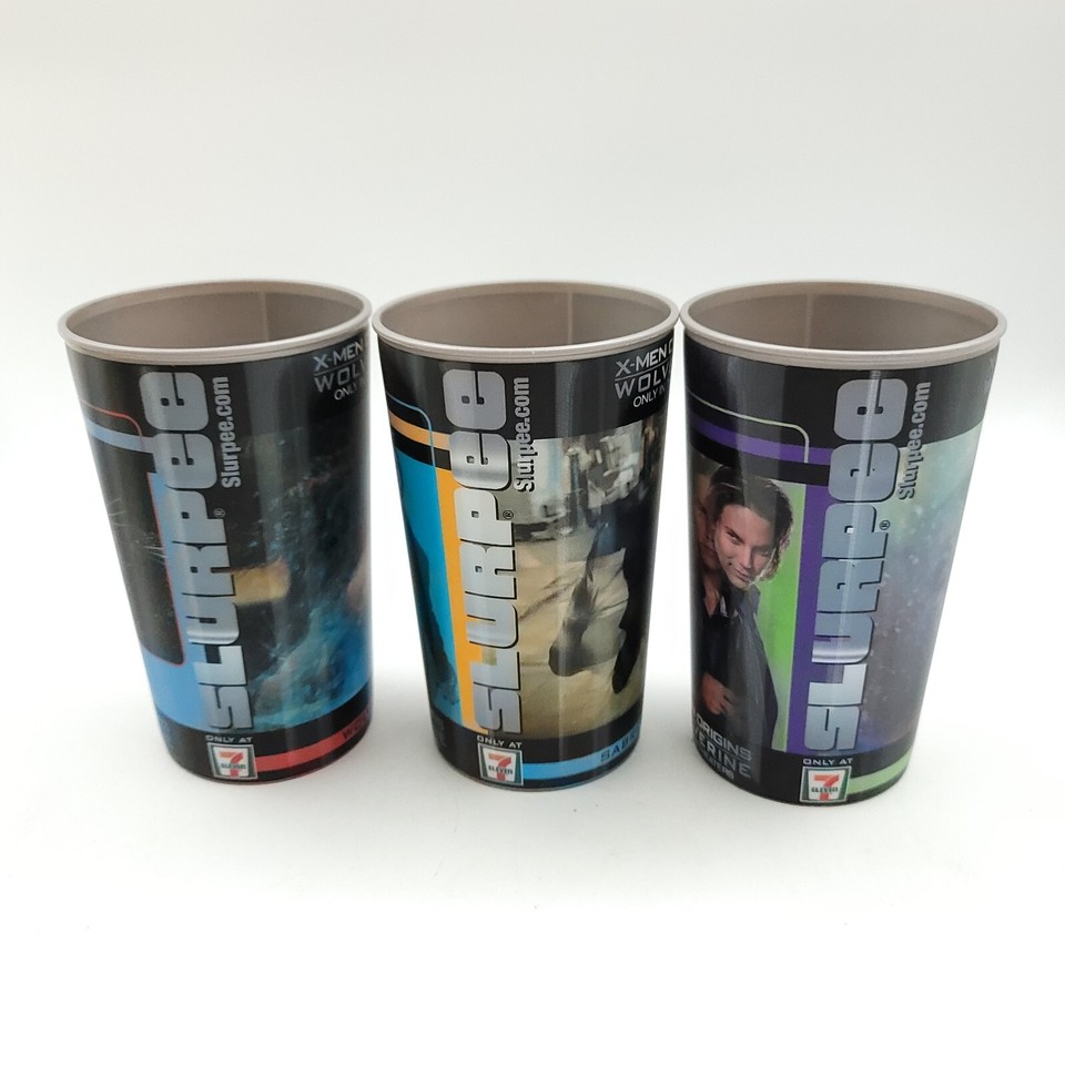 Lot 3 7-11 X-Men Origins Wolverine 2009 Slurpee Cup Wolverine Gambit ...