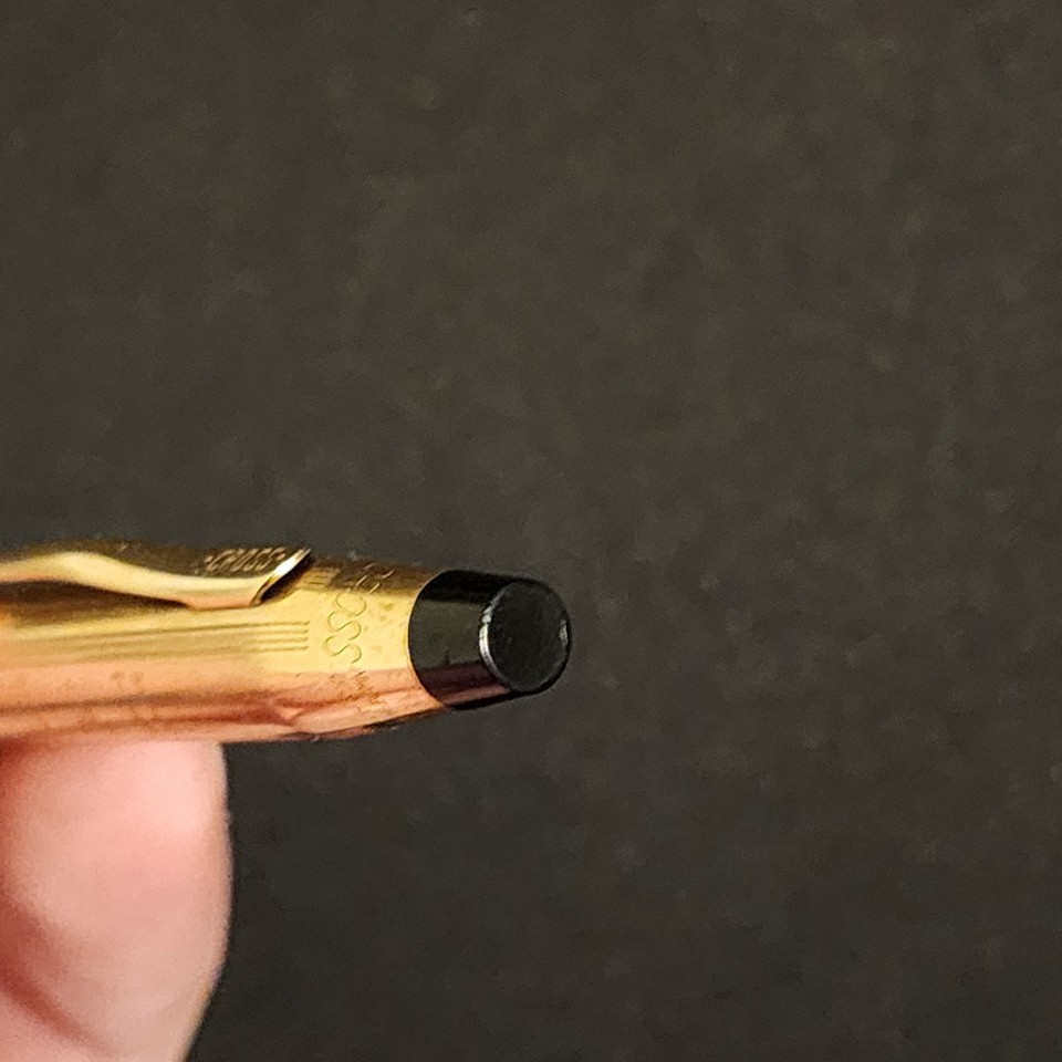 Vintage Cross 12k Gold Filled Soft Ball Roller Tip Pen With Cap *JAH ...