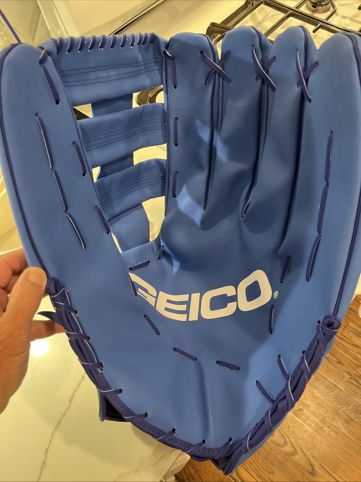 HOME RUN DERBY All Star Geico Oversized Blue Baseball Glove Official ...