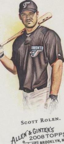 2008 Topps Allen & Ginter's - Scott Rolen #91 Mini for sale online | eBay