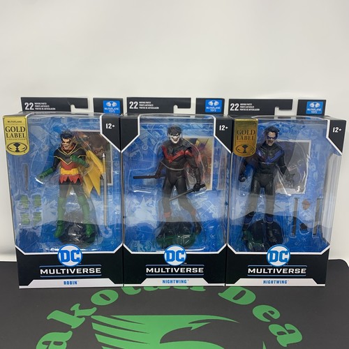 DC Multiverse Gold Label Nightwing Robin Lot DC Vs Vampires Death of ...