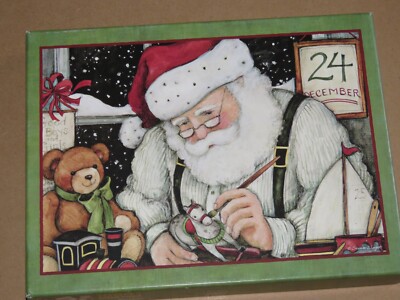 Susan Winget Art .... Santa's Workshop ... Lang Christmas Puzzle | eBay