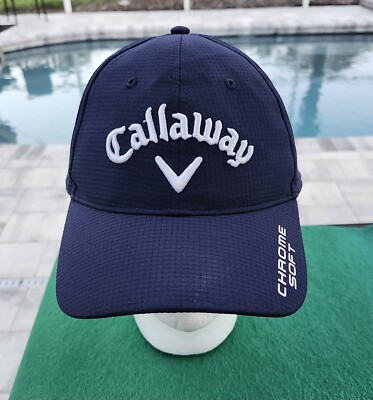 Callaway Baseball Hat Chrome Soft Rogue Odyssey Adjustable Navy Blue ...