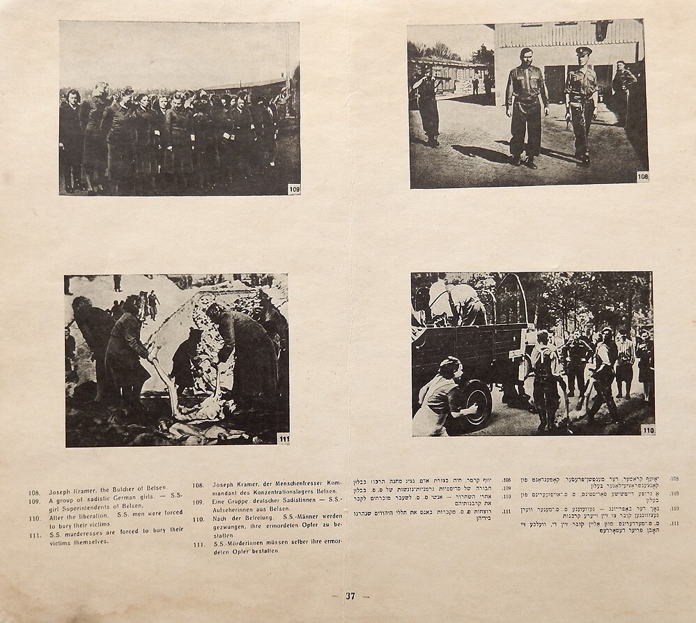 1946 OUR DESTRUCTION IN PICTURES HOLOCAUST BERGEN BELSEN PHOTO BOOK | eBay