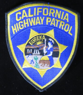 California Highway Police CHP Patch Patrol Eureka State Motto 4" x 5 ...
