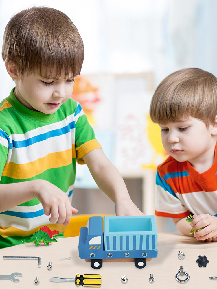 Montessori Toy Screwdriver Set Wooden Screwdriver Board Kids Toys Fun ...