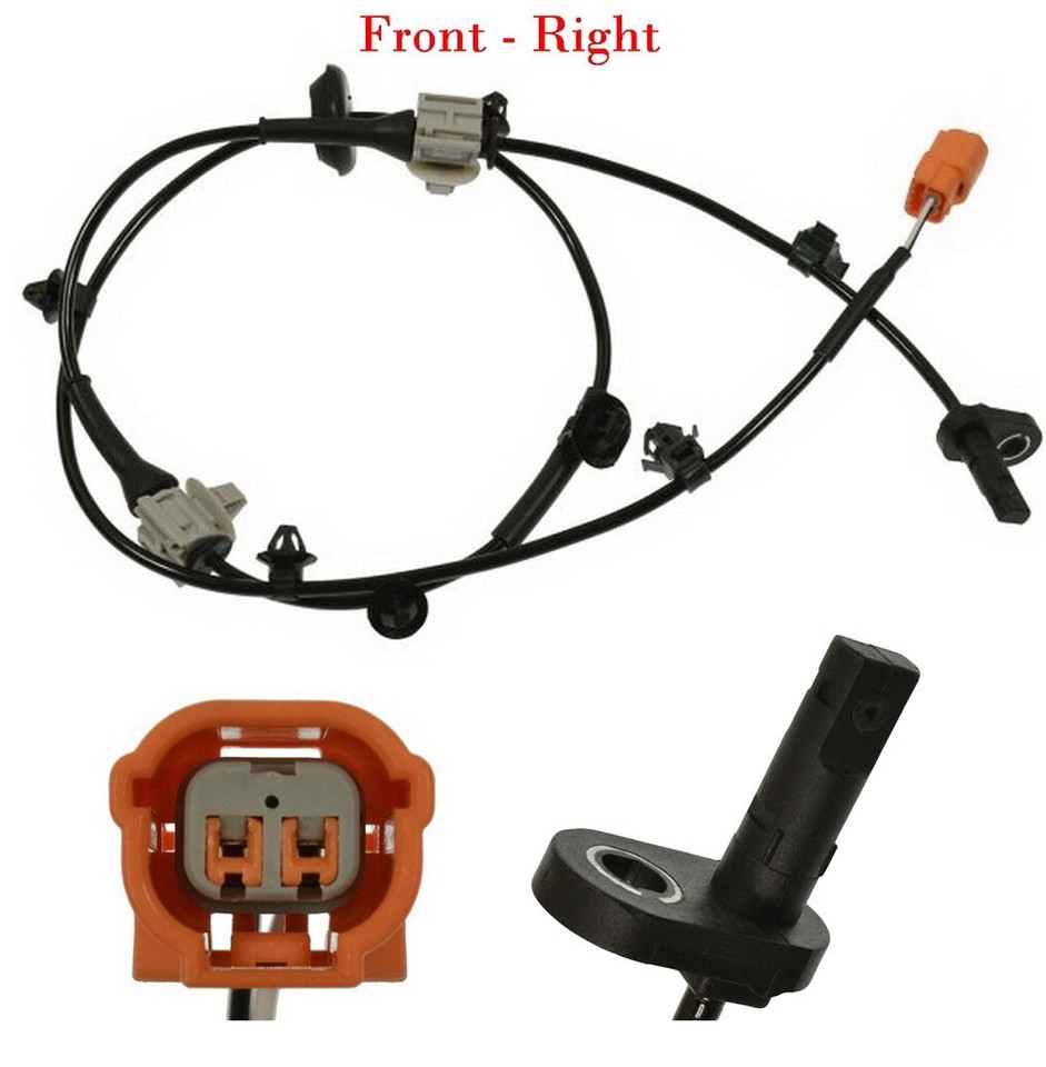 4 x ABS Wheel Speed Sensor Front-Rear L/R Fits:Honda Fits: Honda Fit ...