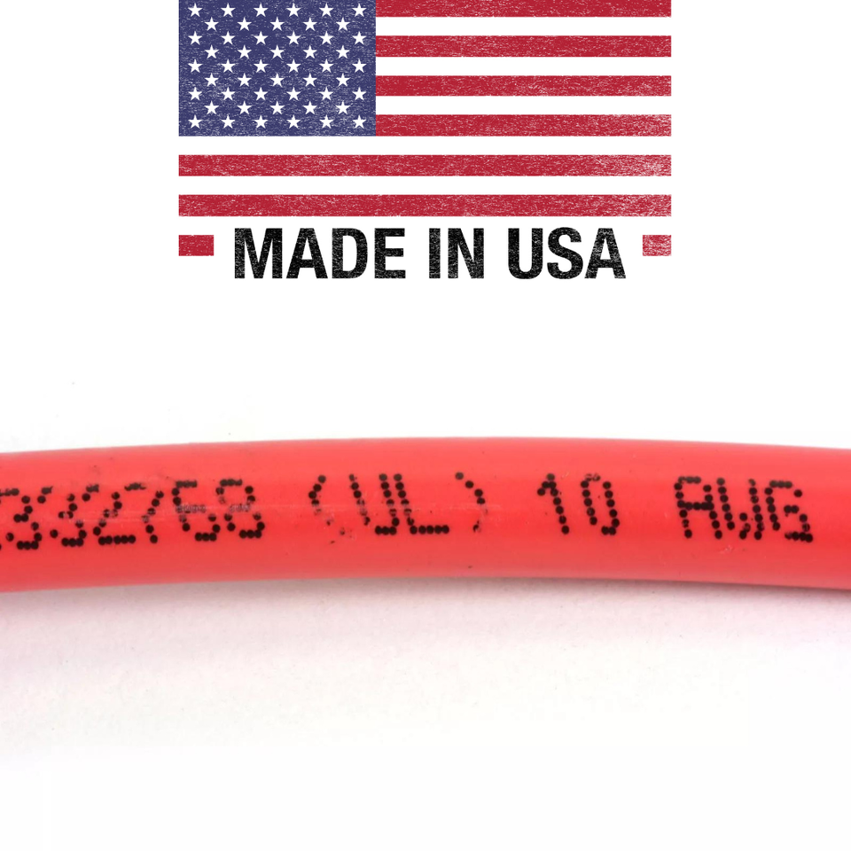 10 AWG Solar Panel Wire 50' Power Cable UL 4703 Copper MADE IN USA PV ...