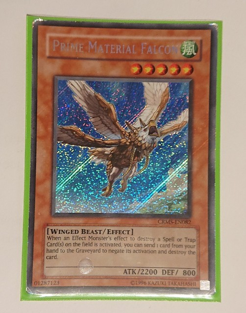 Yu-Gi-Oh! TCG Prime Material Falcon Crimson Crisis CRMS-EN082 1st Edition Secret Rare for sale ...