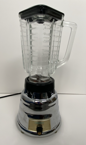 Vintage Osterizer Model 248 Series A Chrome Glass Blender Tested ...