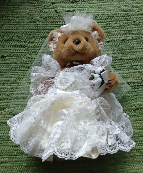 Bearly People Victorian Bride & Groom 14" Plush Stuffed Wedding Teddy ...