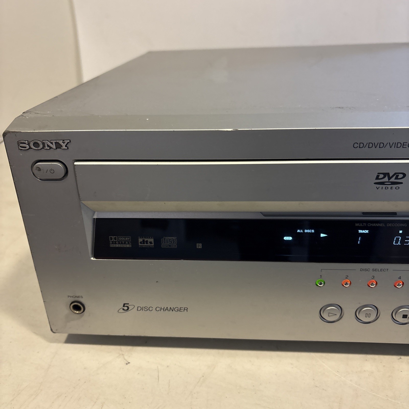 Sony AVD-K800P 5 Disc DVD CD Changer Player 5.1 Ch Home Theater ...