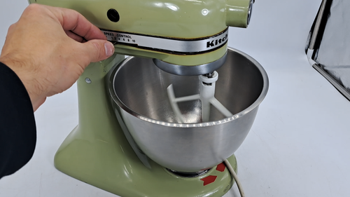 Kitchenaid Vintage Olive Green Mixer K45 W/Bowl Whisk & Paddle & Dough ...
