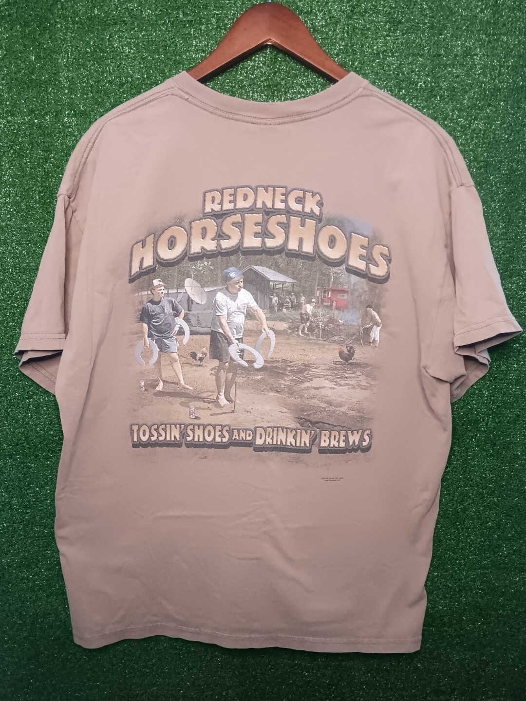 Vintage Sportsman Redneck Horse Shoes Buck Wear Y2K M… - Gem