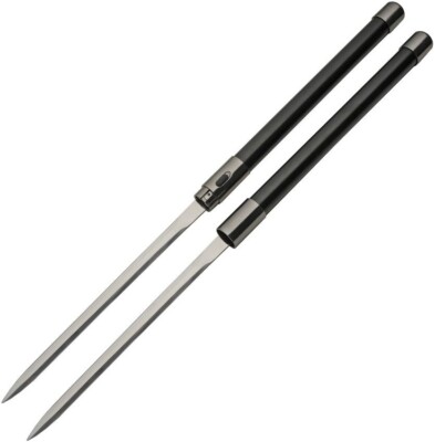 Two Piece Split Fixed Sword 12" Stainless Steel Construction Color ...