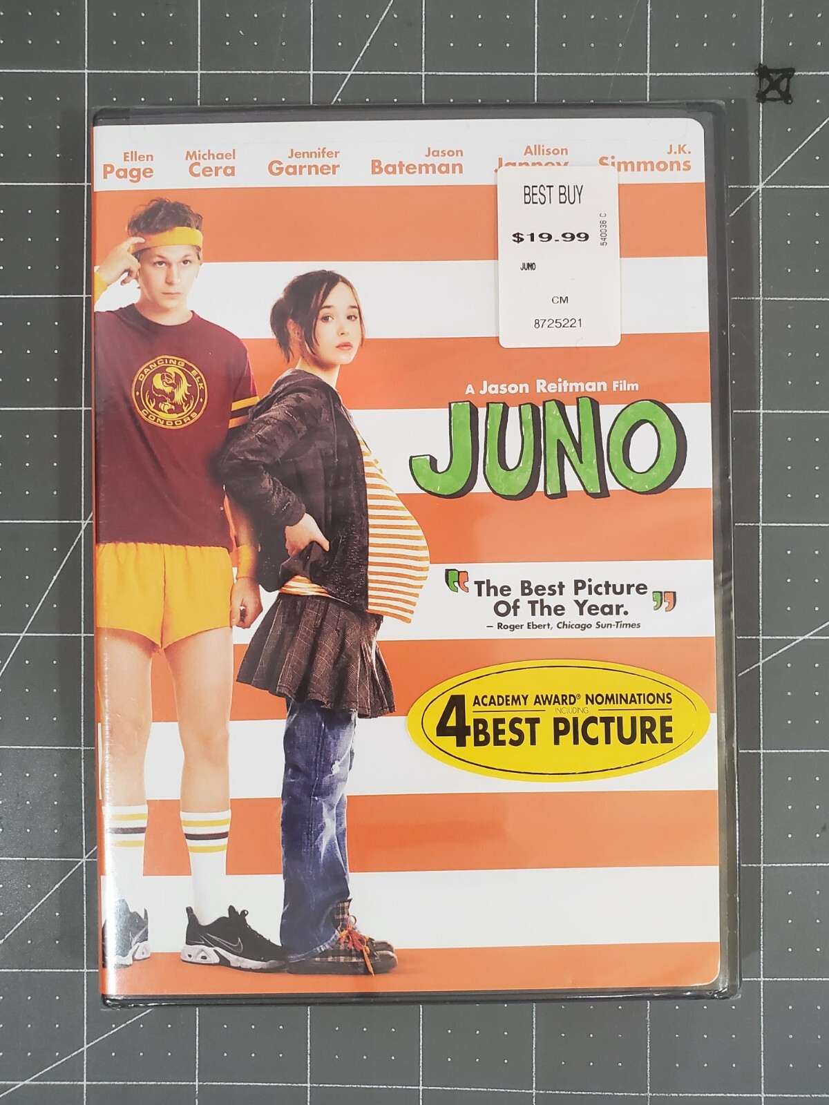 Juno DVD Jason Bateman, Ellen Page, Michael Cera, Jennifer Garner ...