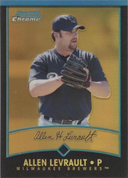 2001 Bowman Chrome - Allen Levrault #290 Gold Refractor /99 for sale ...