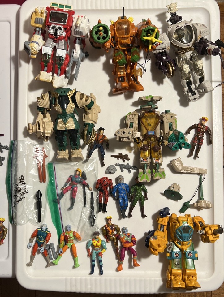 Vintage Lot Loose Exo Squad Action Figures Vehicles And Accessories 90s ...