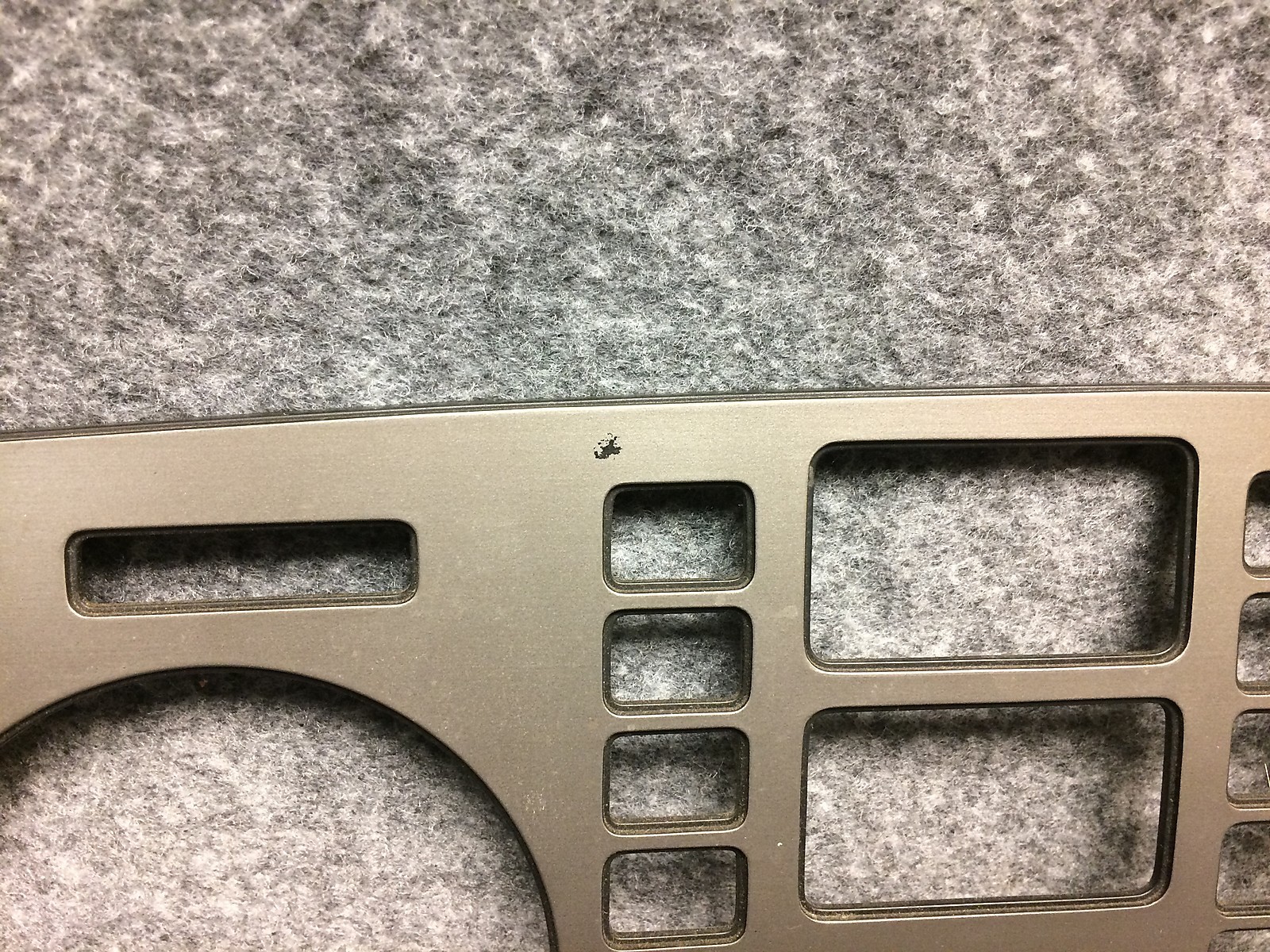 1984-1988 Pontiac Fiero Instrument Cluster Gauges Bezel 10042775 Gray ...