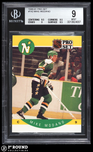 Mike Modano RC BGS 9: 1990-91 Pro Set Rookie Card | eBay