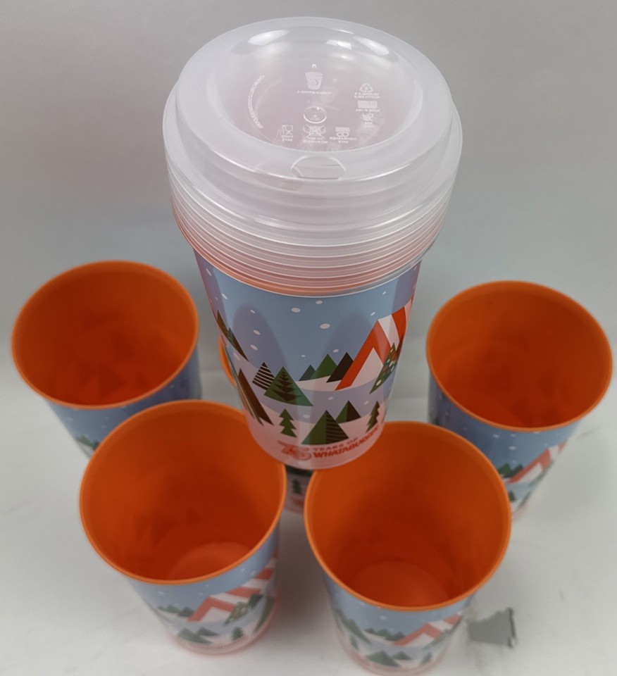WHATABURGER 75th Anniversary Limited Edition 32 oz Christmas Cups Set ...