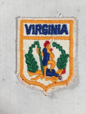 Virginia State flag seal Shield used Emblem Patch | eBay