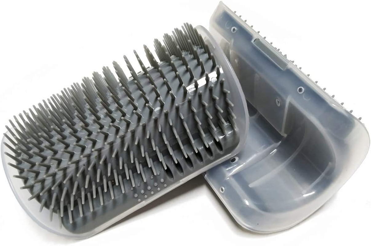 2 Pack Softer Cat Corner Self Groomer with Catnip Wall Corner Massage ...