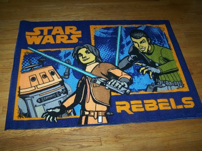 STAR WARS REBELS AREA ROOM RUG 39.5 INCH X 54 INCH DISNEY - NEW | eBay