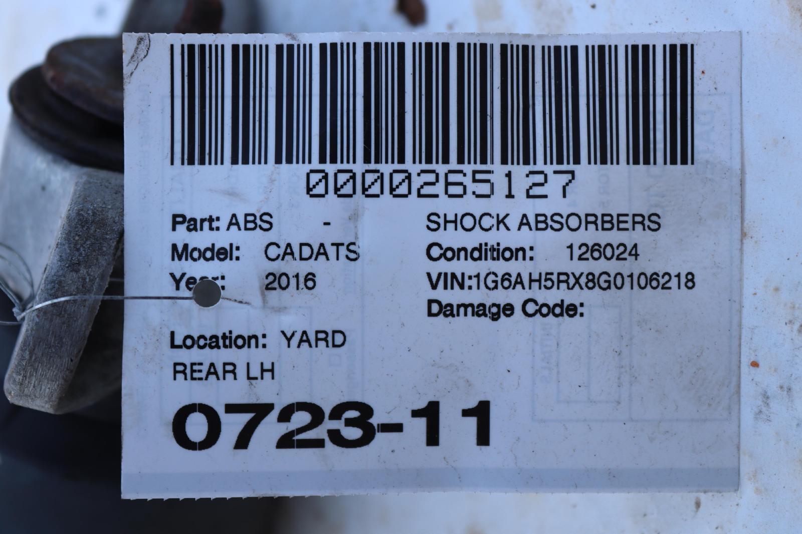 14+Cadillac+ATS+Rear+Shock+Absorber+OEM+84051685 for sale online | eBay