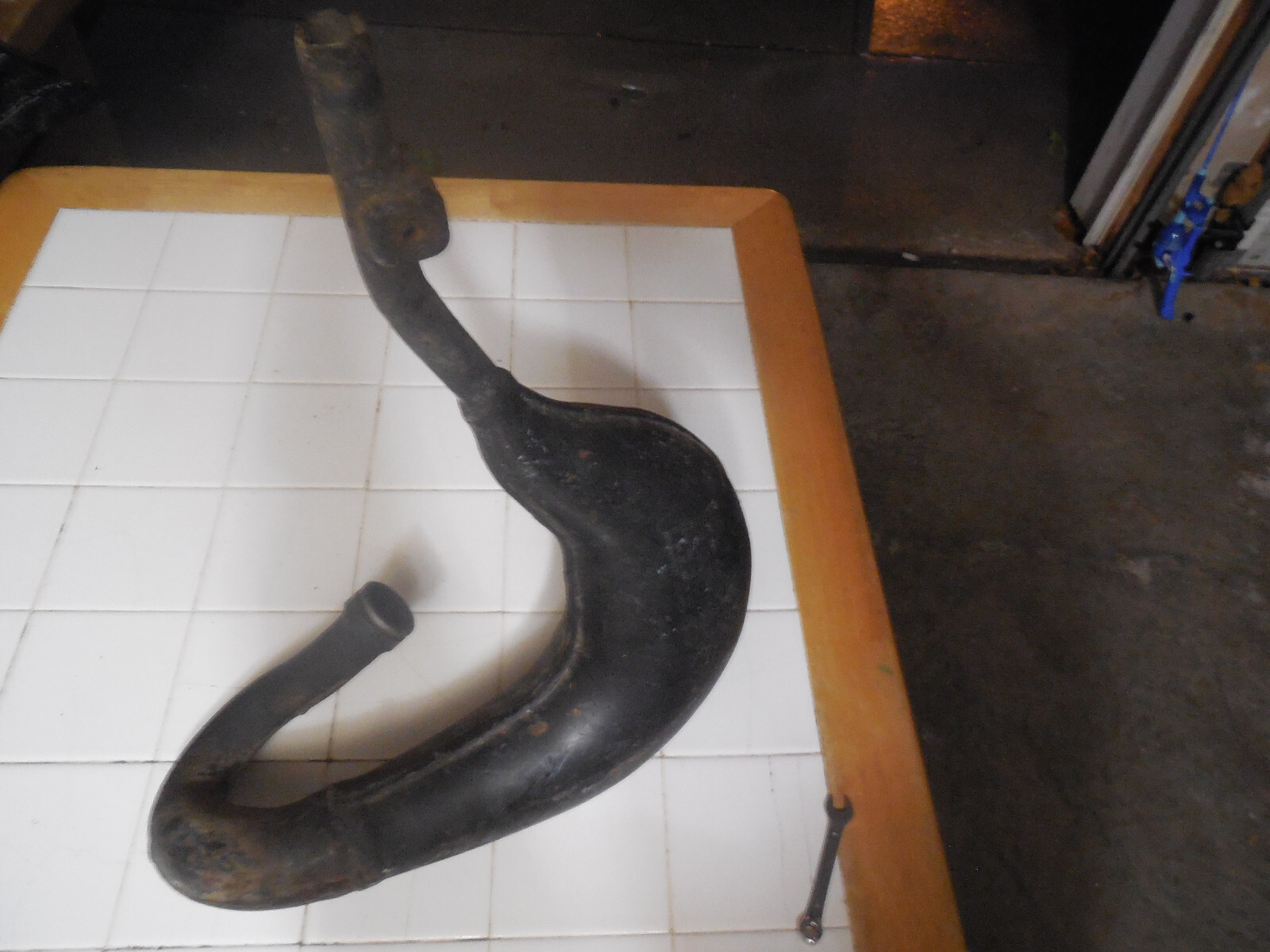 2007 02-18 YZ85 OEM EXHAUST HEADER PIPE EXPANSION CHAMBER 5PA-14610-00 ...