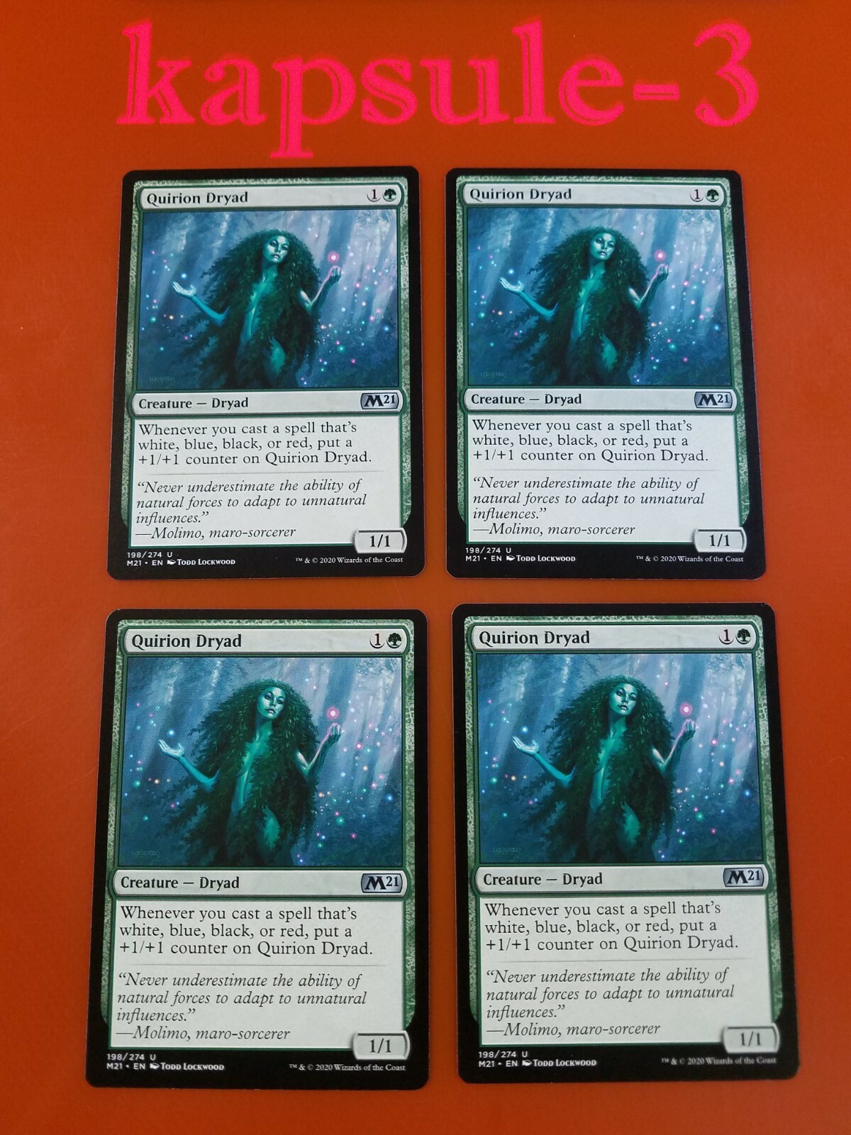 4x Quirion Dryad | M21 Core Set 2021 | MTG Magic Cards | eBay