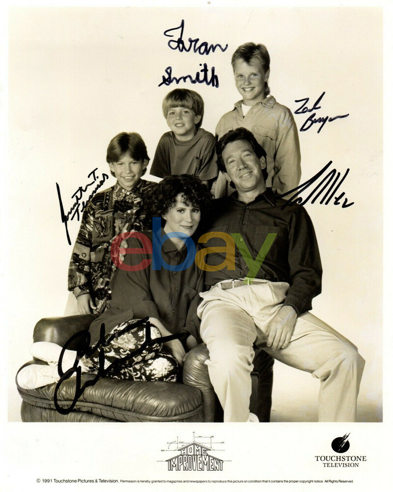 HOME IMPROVEMENT TOOL TIME FULL CAST SIGNED 8x10 PHOTO TIM ALLEN ...