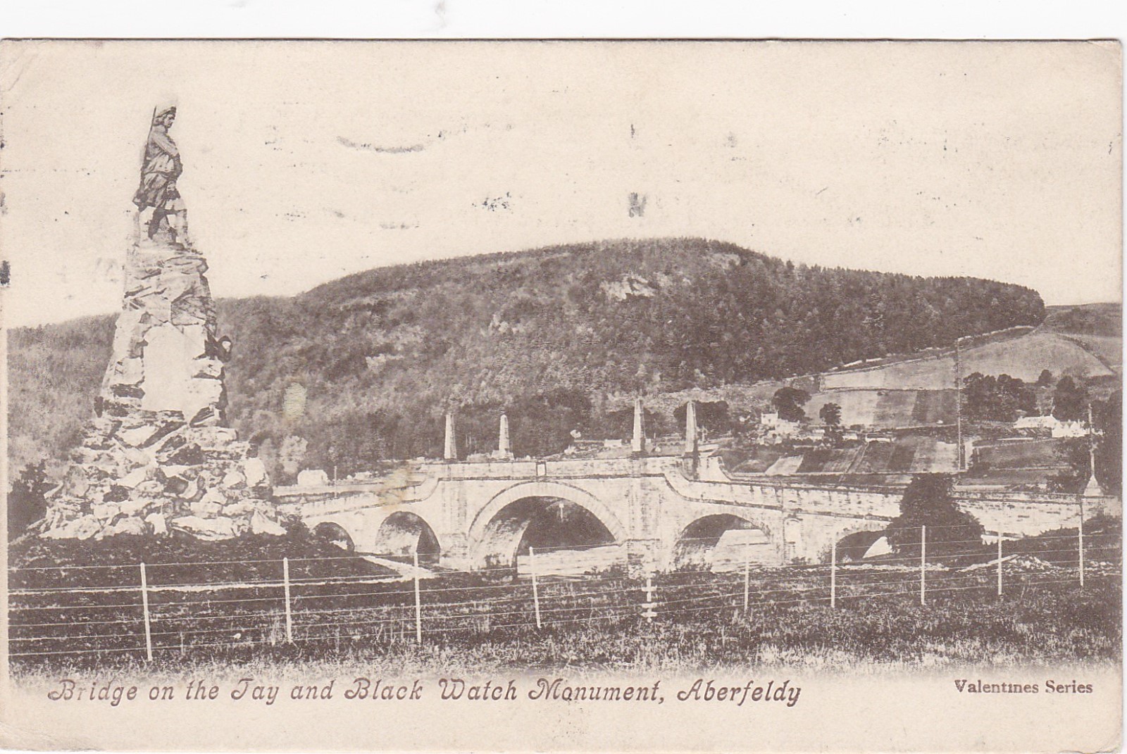 Bridge On The Tay & Black Watch Monument, ABERFELDY, Perthshire | eBay