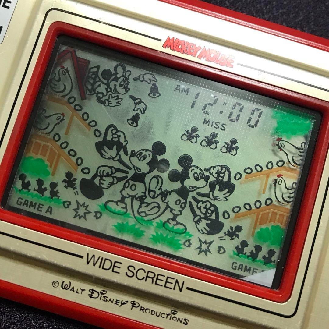 Nintendo Game & Watch Mickey Mouse 1981 Vintage fully Tested Good USED ...